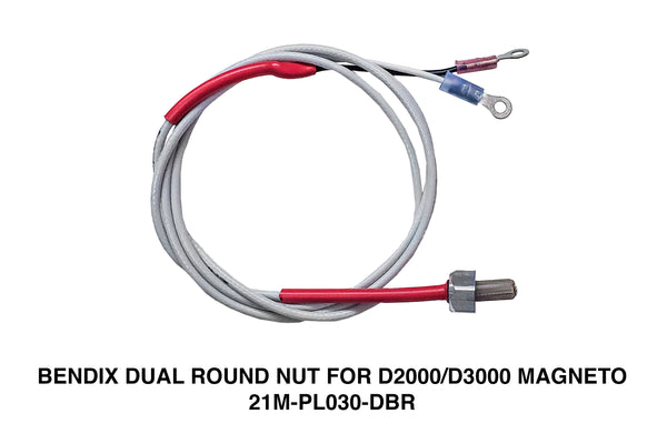 "P" Leads Dual Round Nut for D2000/D3000 Magneto – Bogert Aviation